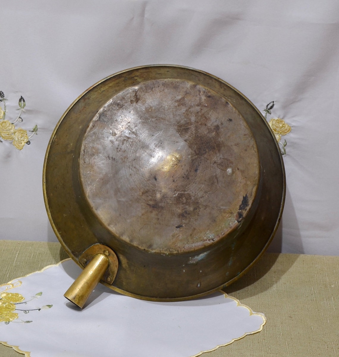 Ancient brass frying pan brass frying pan of the tsarist | Etsy