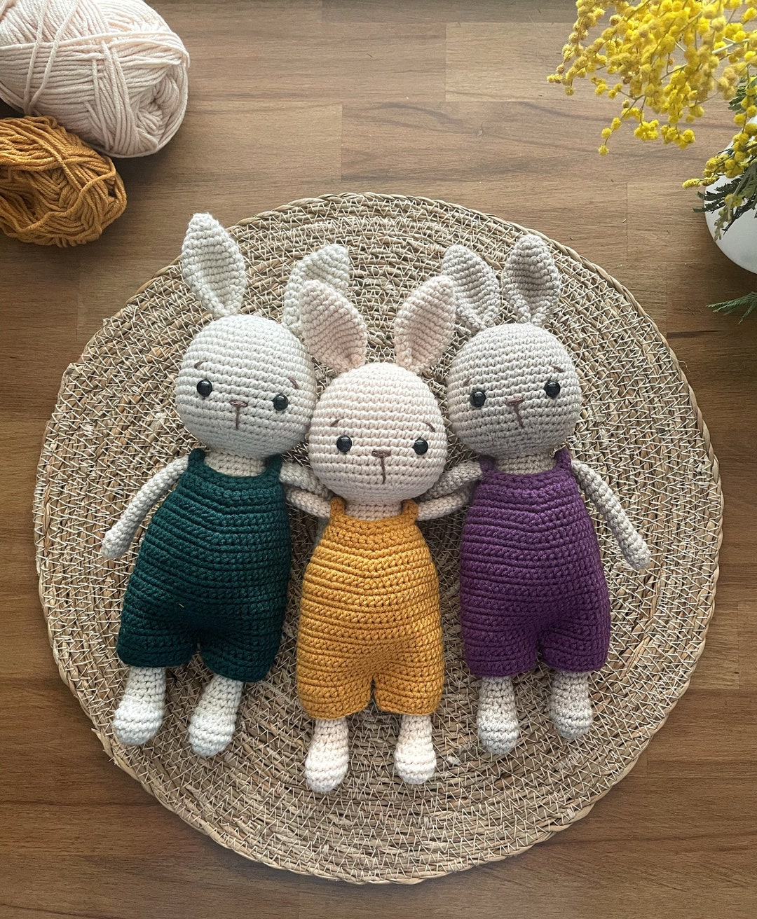 Spring the Bunny PDF Amigurumi Pattern - Etsy