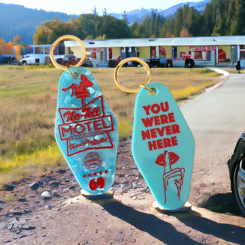 Motel Keychain - Etsy