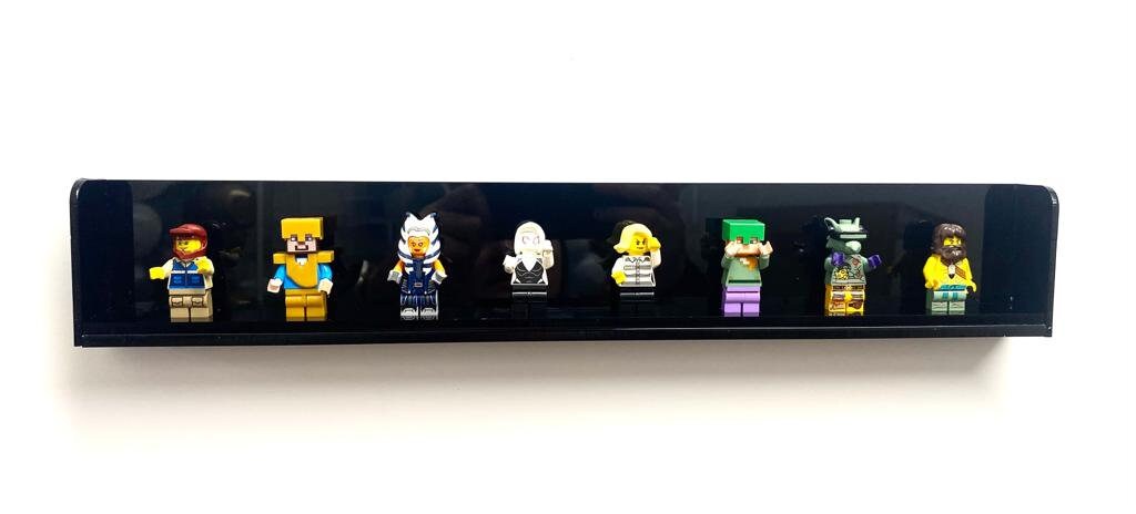 Mini Figure Display Stand in Clear or Black Various Sizes Available ...