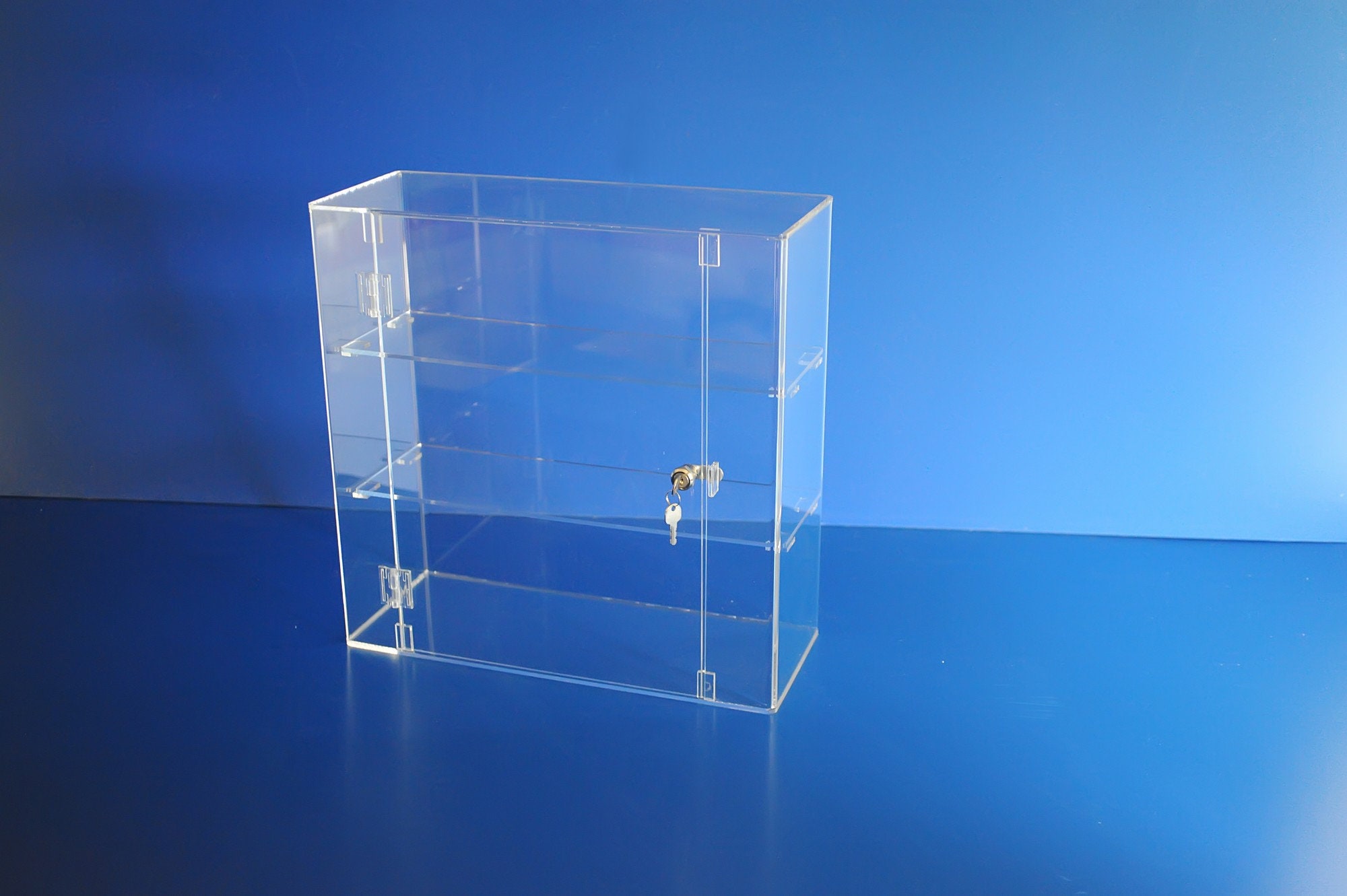 Acrylic / Perspex Lockable Display Cabinet 500 X 500 X 200mm - Etsy