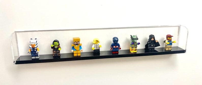 Mini Figure Display Stand in Clear or Black Various Sizes Available ...
