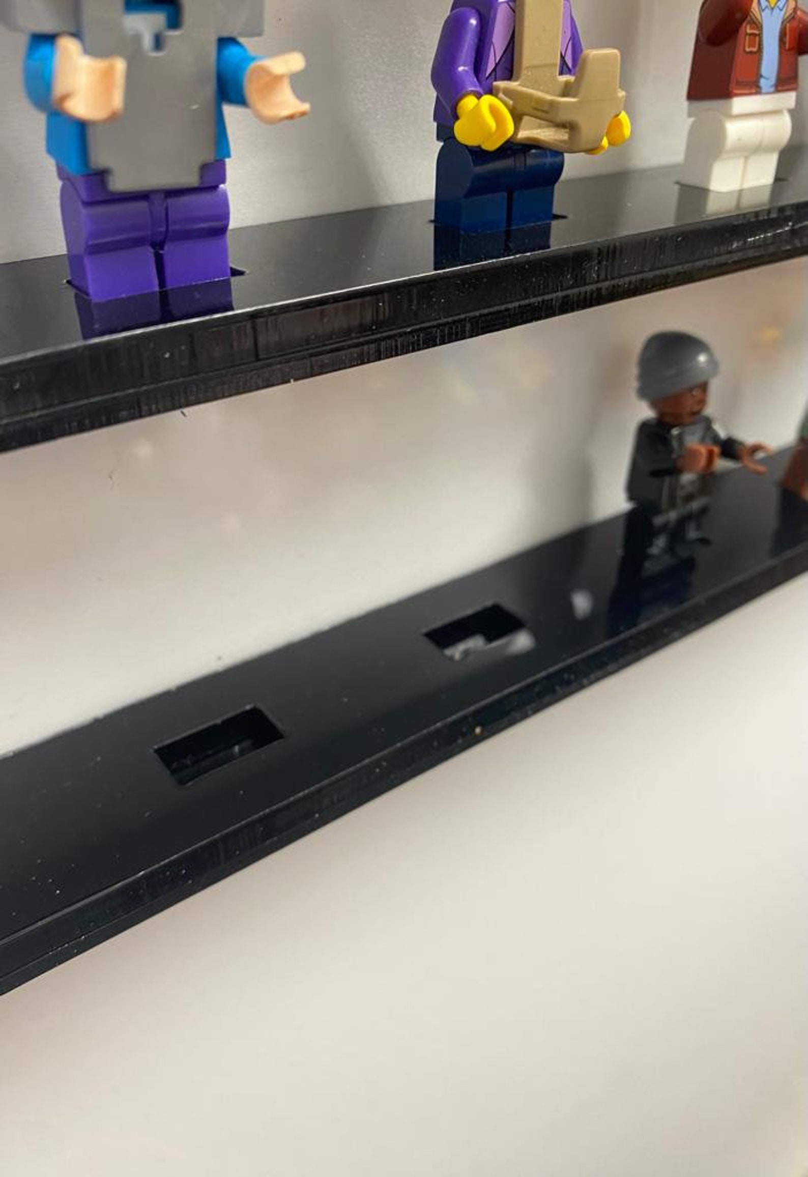 Mini Figure Display Stand in Clear or Black Various Sizes Available ...