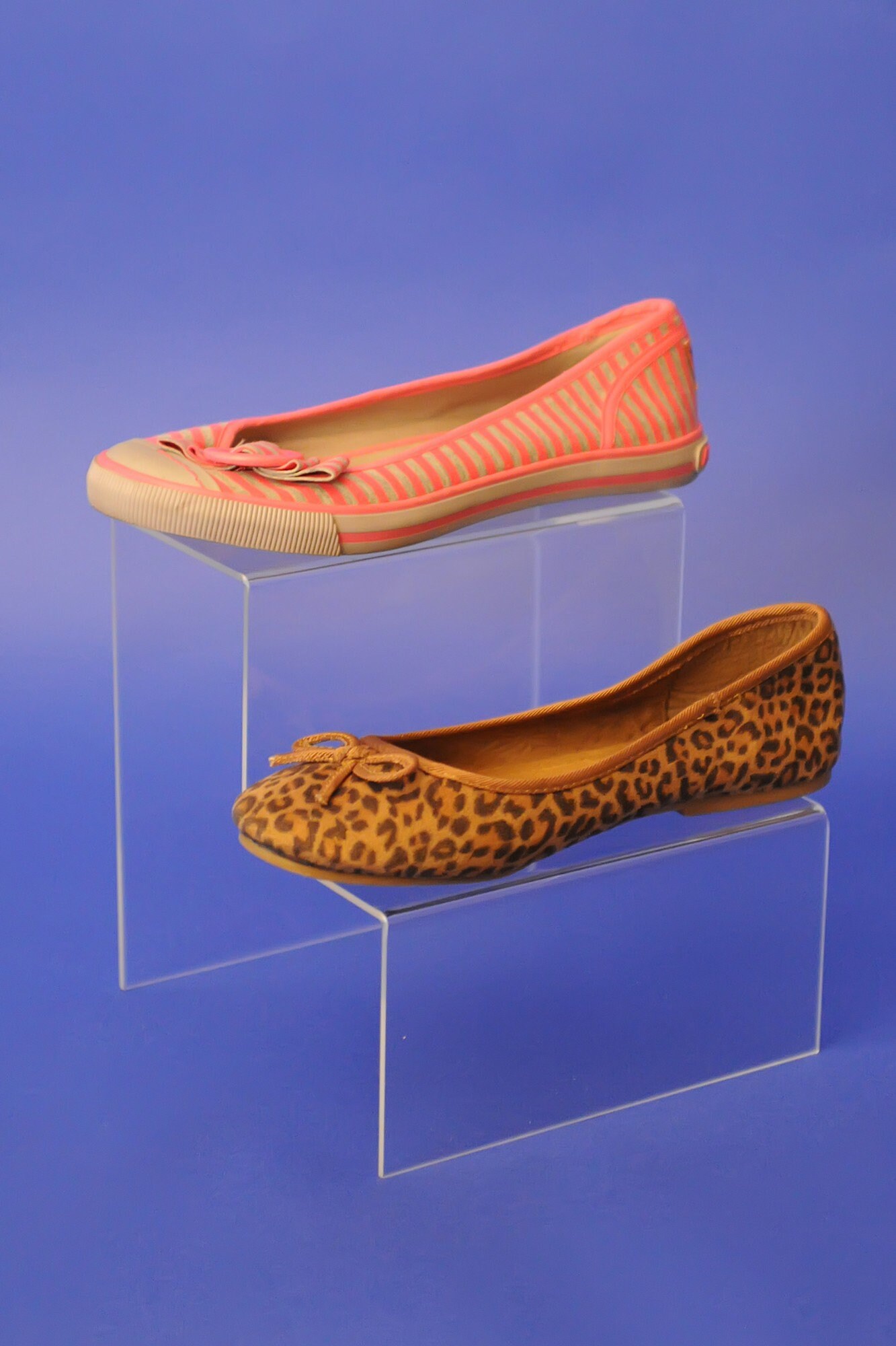 2 & 3 Tier Step Clear Acrylic/perspex Retail Counter Display Riser ...