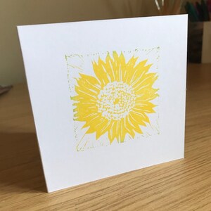 Pack of 6 Sunflower Notecards - Etsy UK