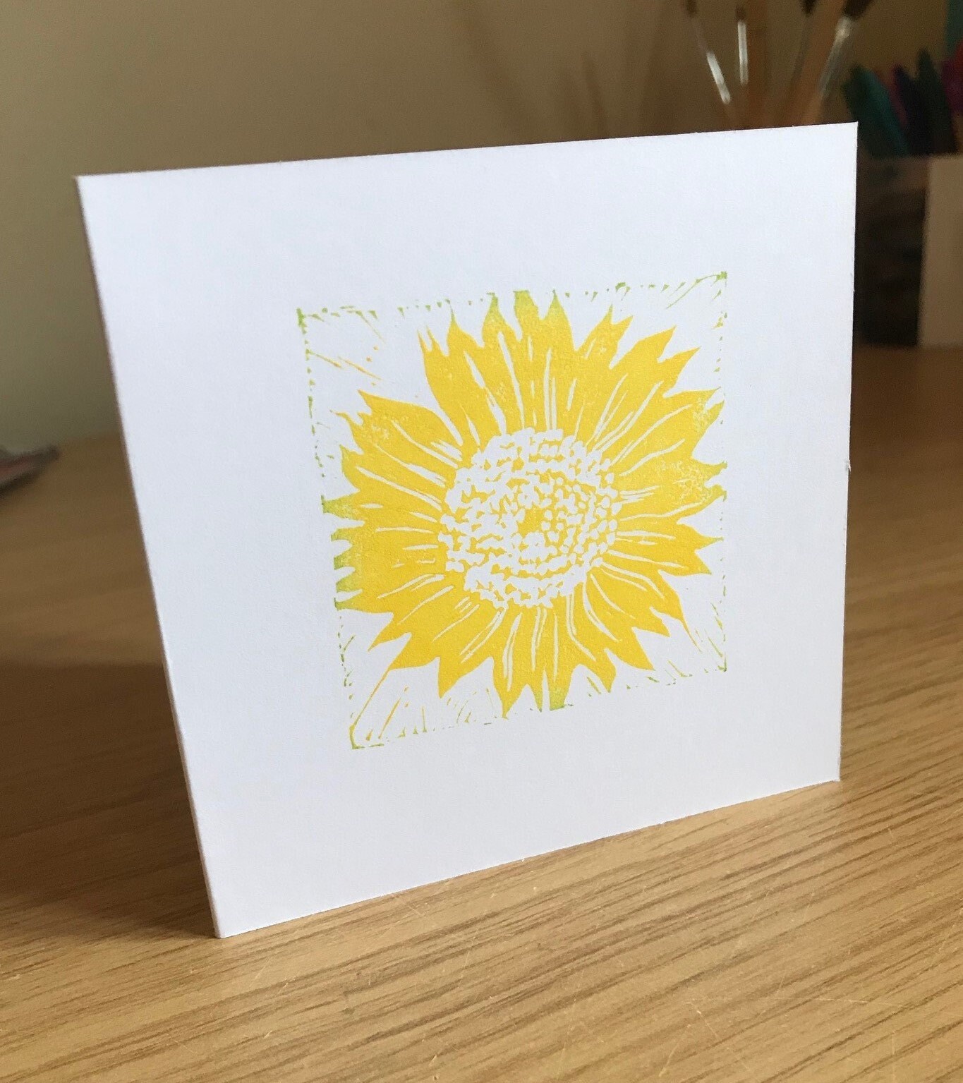 Pack of 6 Sunflower Notecards - Etsy UK