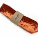 Shiny Copper Velvet Necktie Rust Ties Pocket Square Bow - Etsy