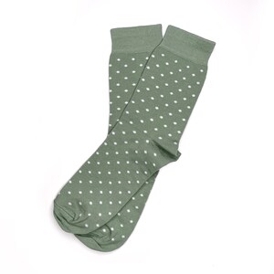 Plain DUSTY SAGE Groomsmen Socks + FREE Personalization for Wedding ...