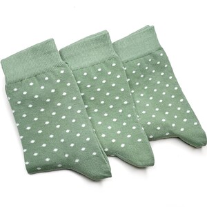 Plain DUSTY SAGE Groomsmen Socks + FREE Personalization for Wedding ...