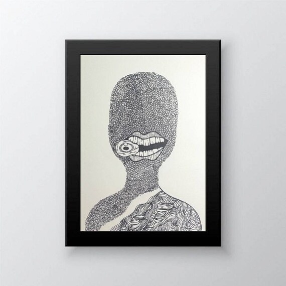 Scary Eyeball Drawings