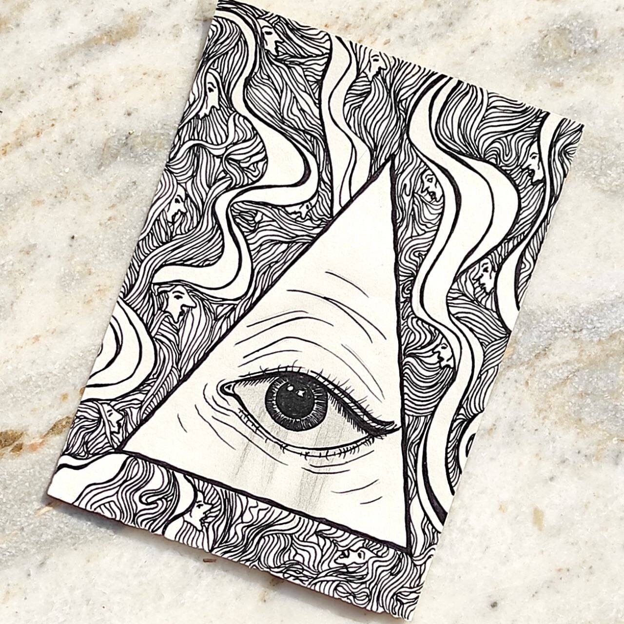Easy Illuminati Drawings