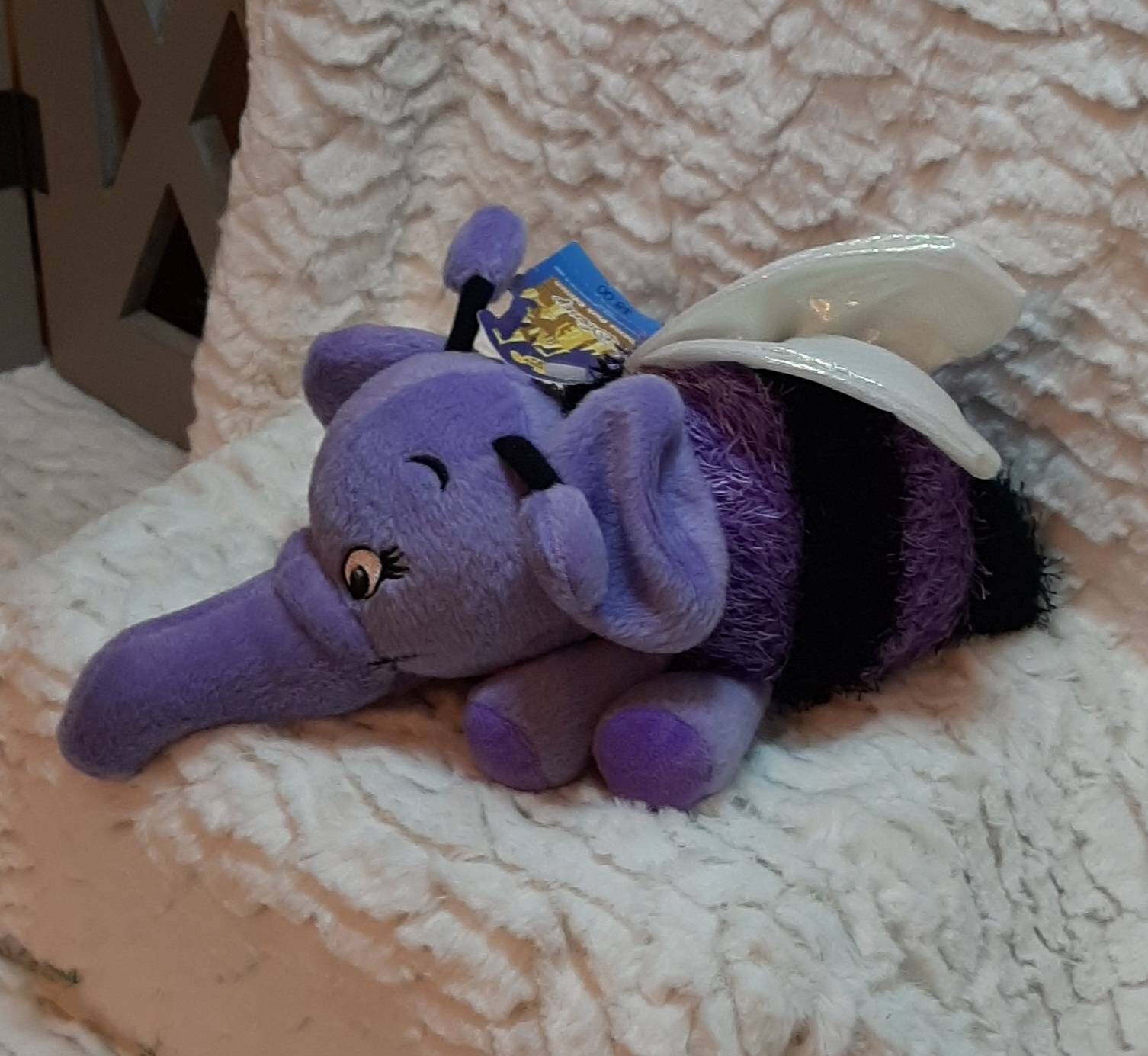 RARE Hard To Find Disneyland Resort Edition purple Heffalump Art ...