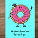 Donut Graduation, Funny Graduation Card, PRINTABLE Graduation Card ...