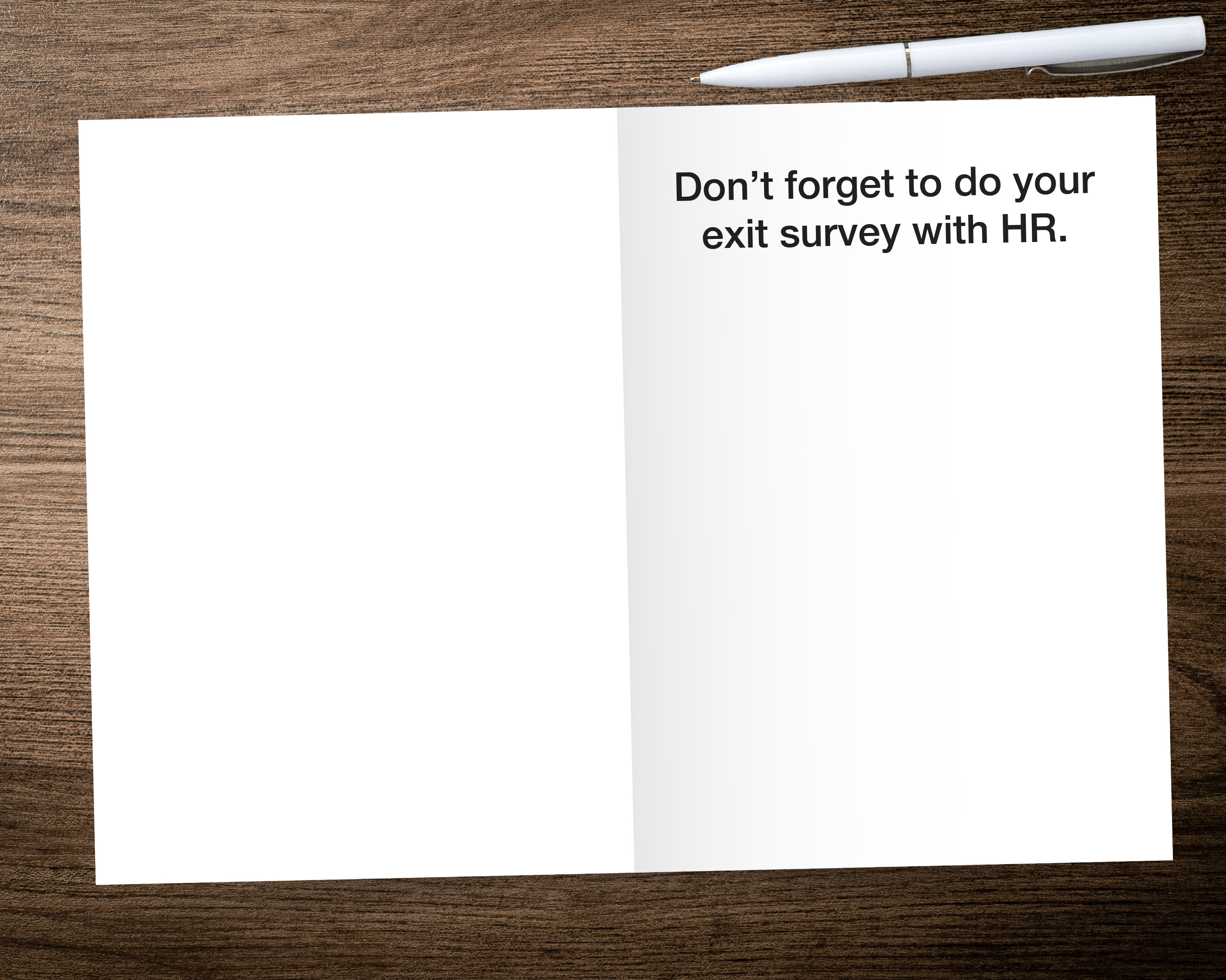 Funny Last Day Card: Office Farewell, Good Luck (printable Card) - Etsy