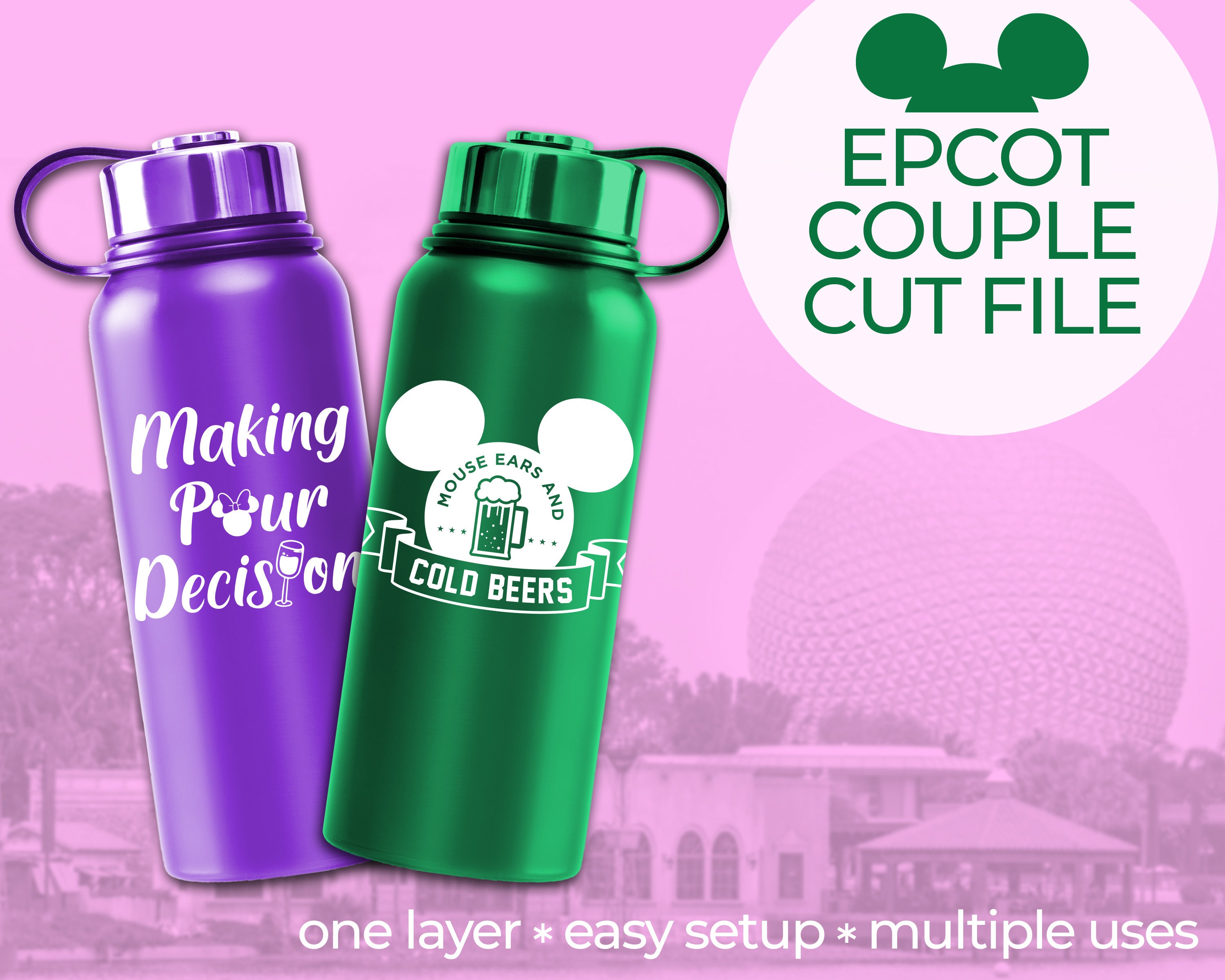 Couple Drinking Svg Cut File, Beer and Wine Svg, Drink Around the World ...