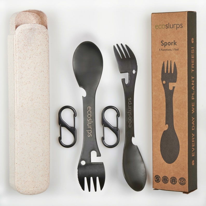 Ecoslurps Spork Eco Friendly Carry Case and S-biner Clip - Etsy UK