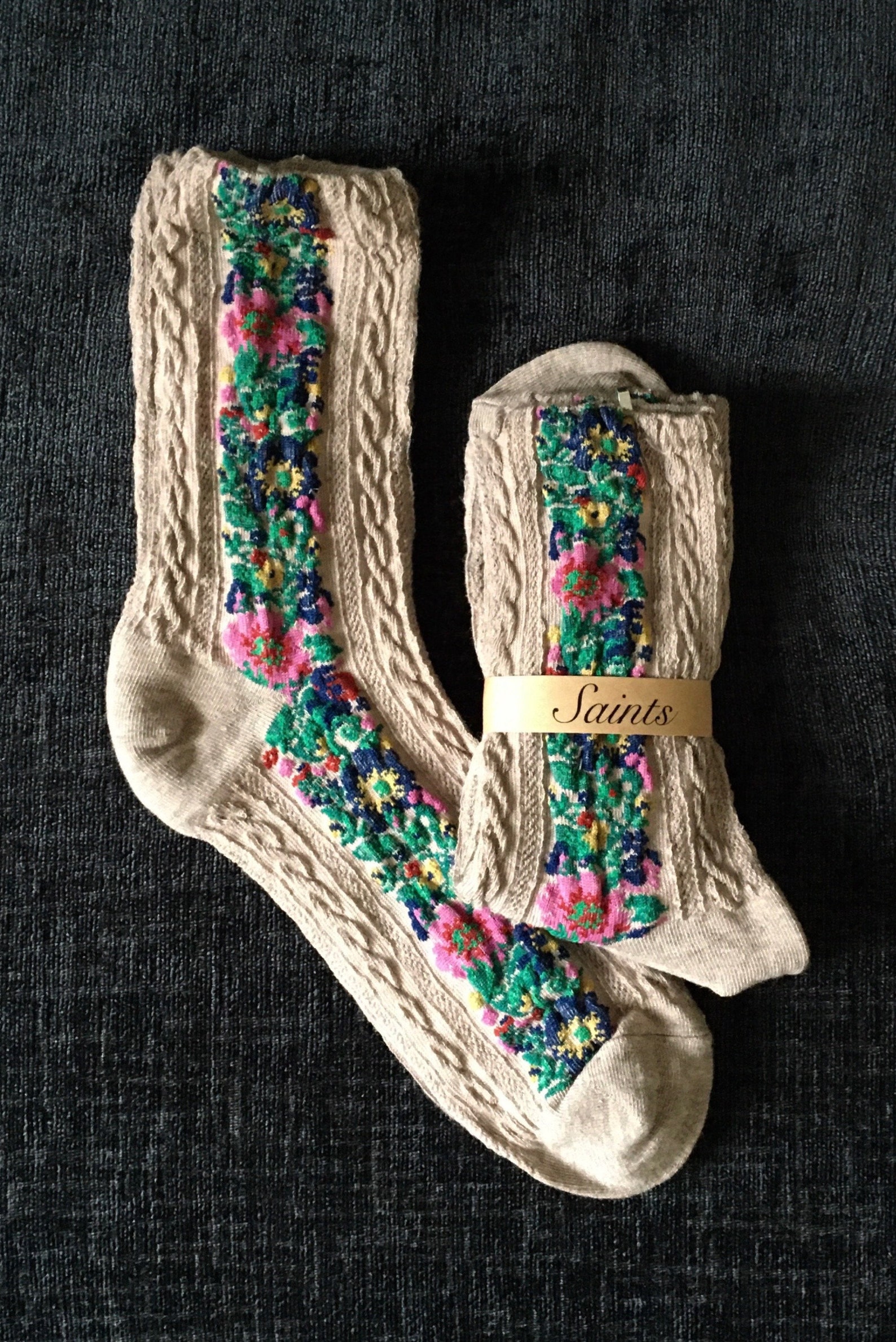 Unique Flower Pattern Women's Socks Unique Socks Fashion - Etsy UK