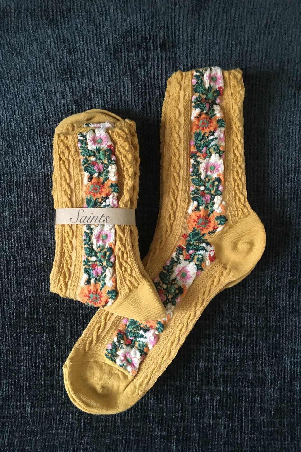 Unique Flower Pattern Women's Socks Unique Socks Fashion - Etsy UK