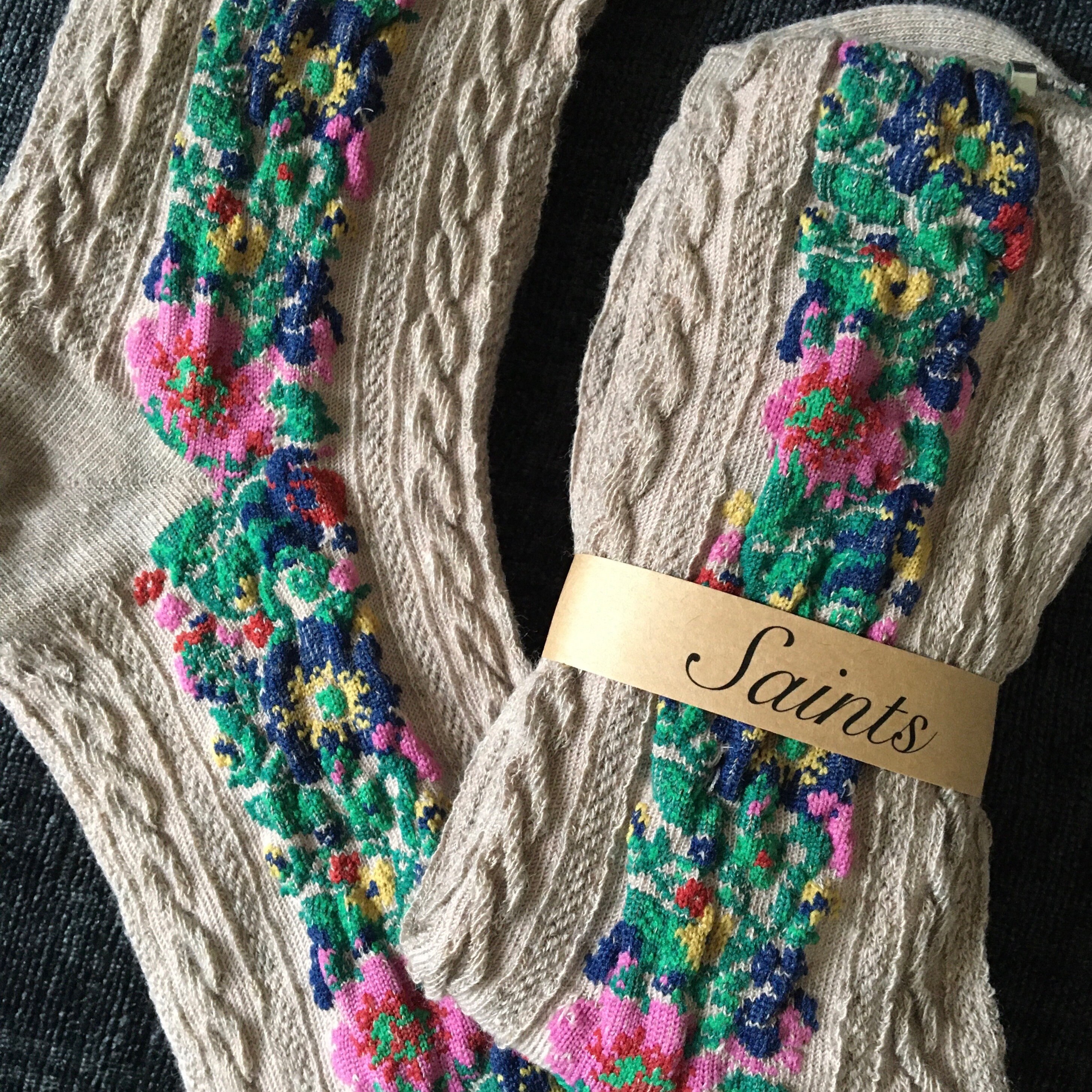 Unique Flower Pattern Women's Socks Unique Socks Fashion - Etsy UK