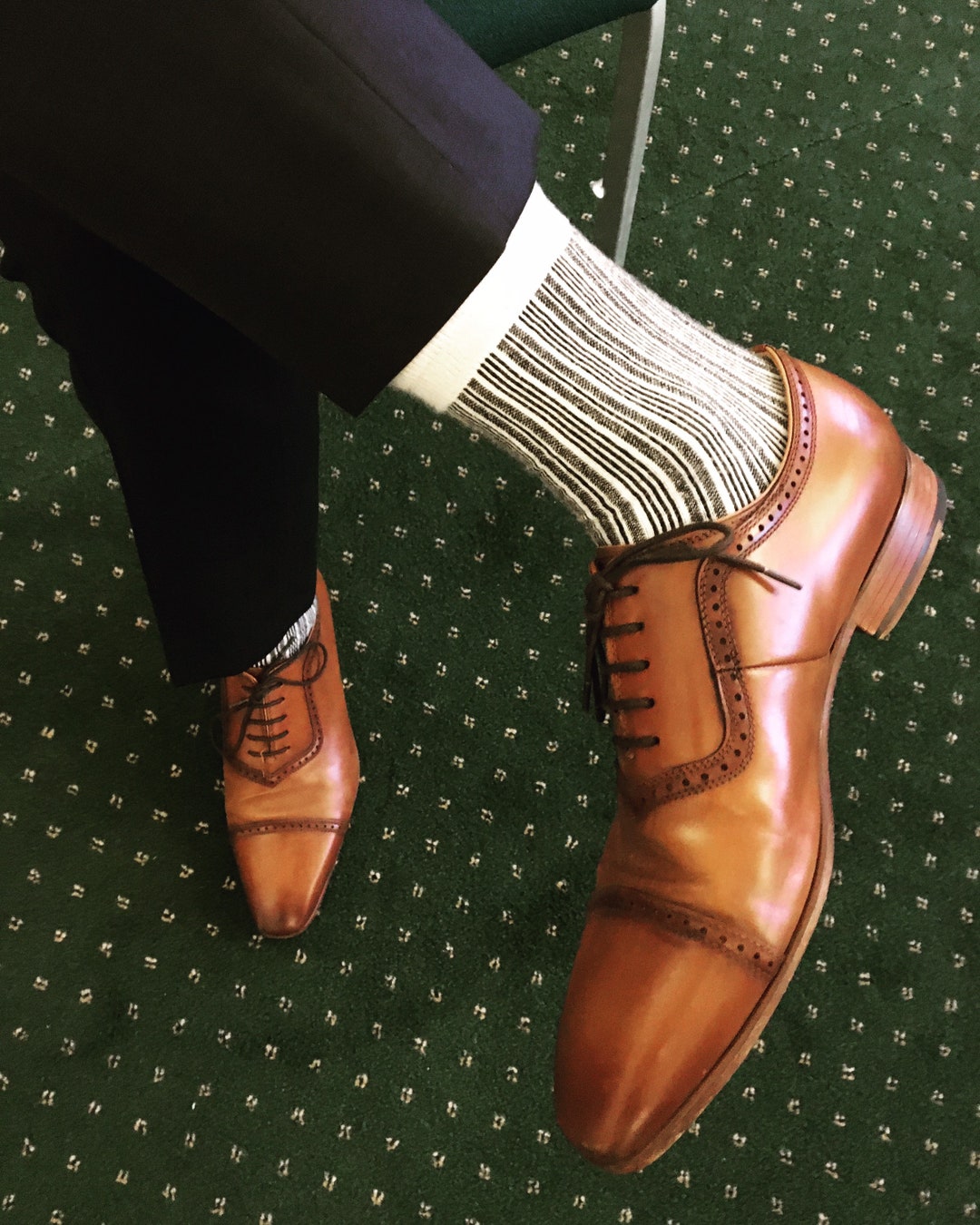 Unique Stripe Pattern Men's Socks - Etsy