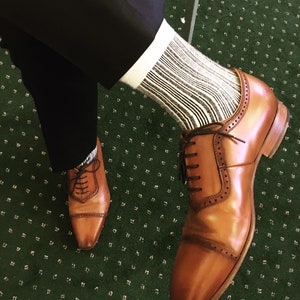 Unique Stripe Pattern Men s Socks Etsy
