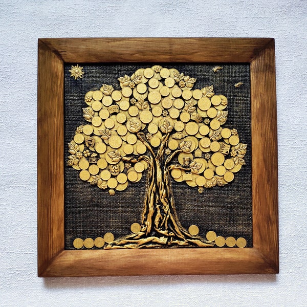 Money Tree Painting - Etsy