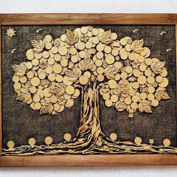 Money Tree Painting - Etsy