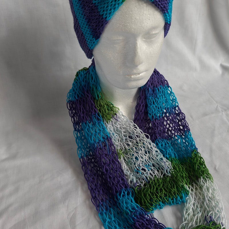 Drop Stitch Scarf - Etsy