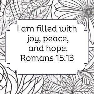 20 Scripture Based Affirmation Coloring Pages (digital Download) - Etsy