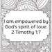 20 Scripture Based Affirmation Coloring Pages (digital Download) - Etsy