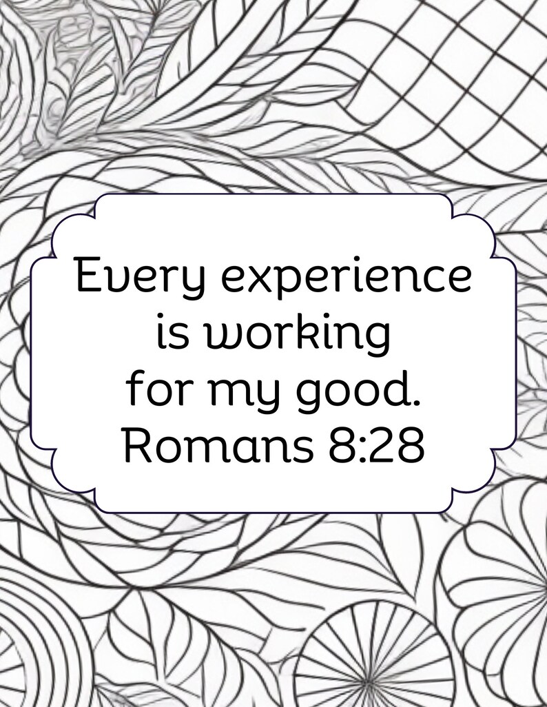 20 Scripture Based Affirmation Coloring Pages (digital Download) - Etsy