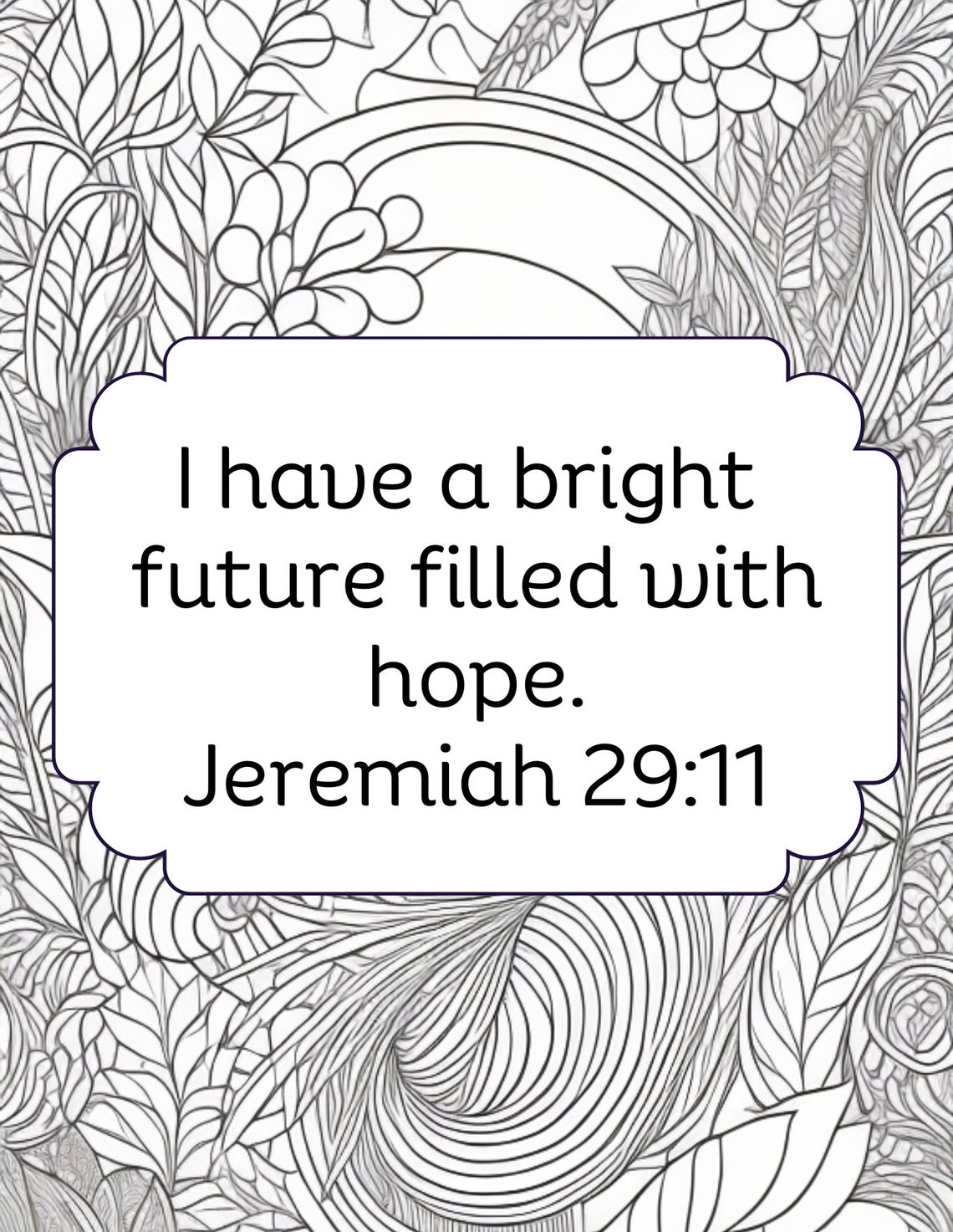 20 Scripture Based Affirmation Coloring Pages (digital Download) - Etsy