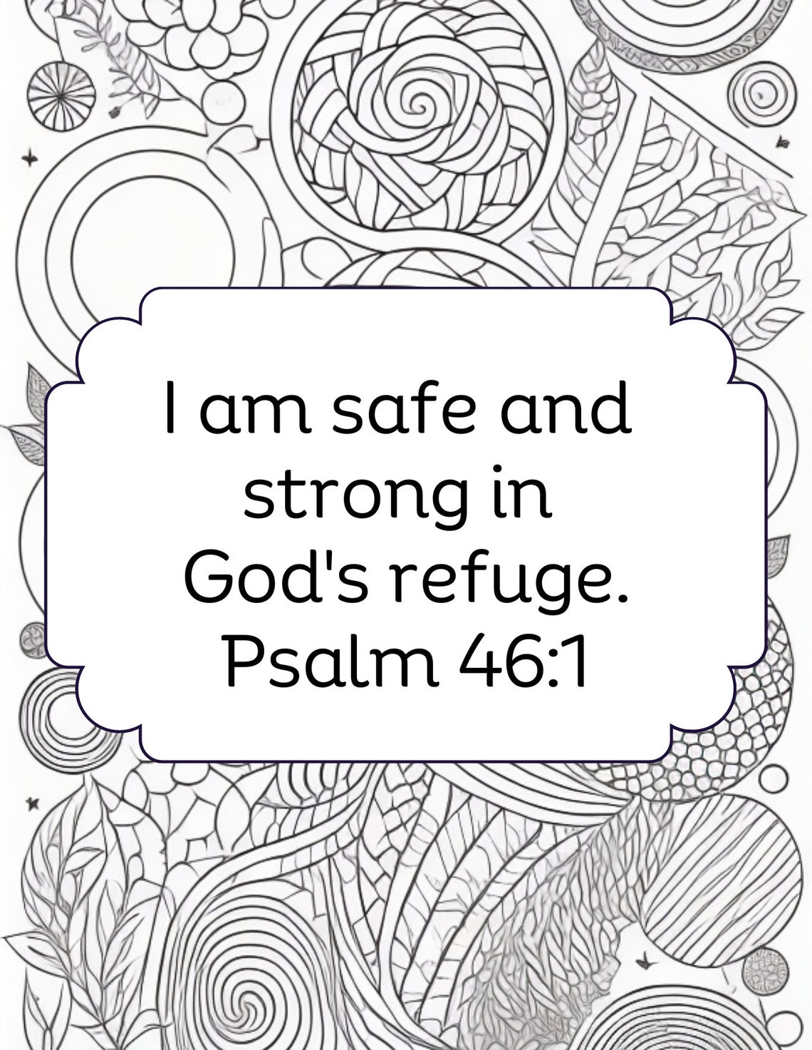 20 Scripture Based Affirmation Coloring Pages (digital Download) - Etsy