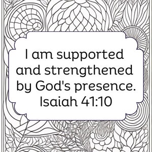 20 Scripture Based Affirmation Coloring Pages (digital Download) - Etsy