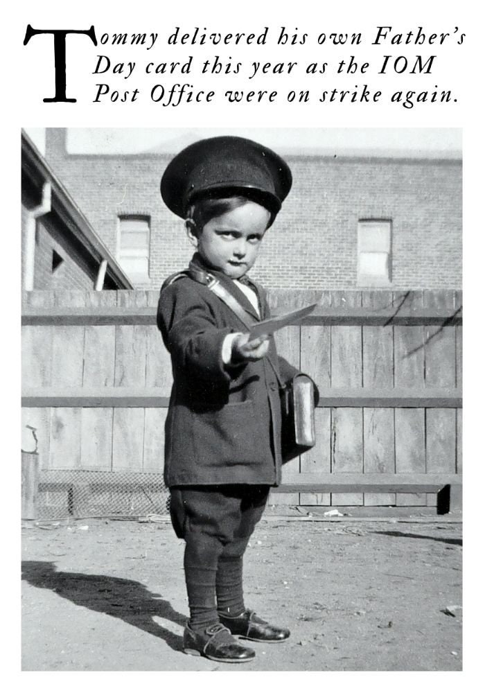 Manx Card Little Tommy the Postman Greeting Card A6 - Etsy