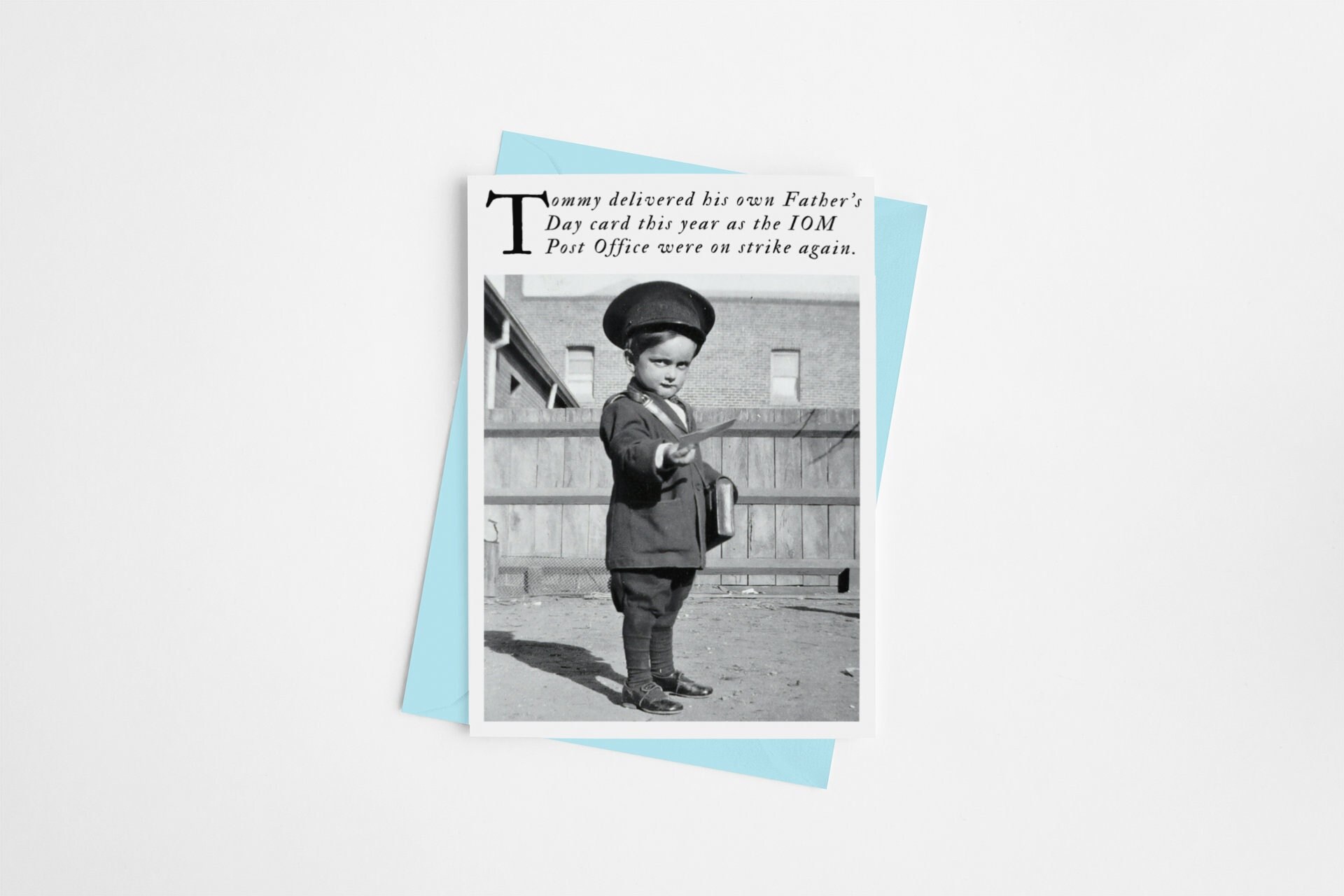 Manx Card Little Tommy the Postman Greeting Card A6 - Etsy