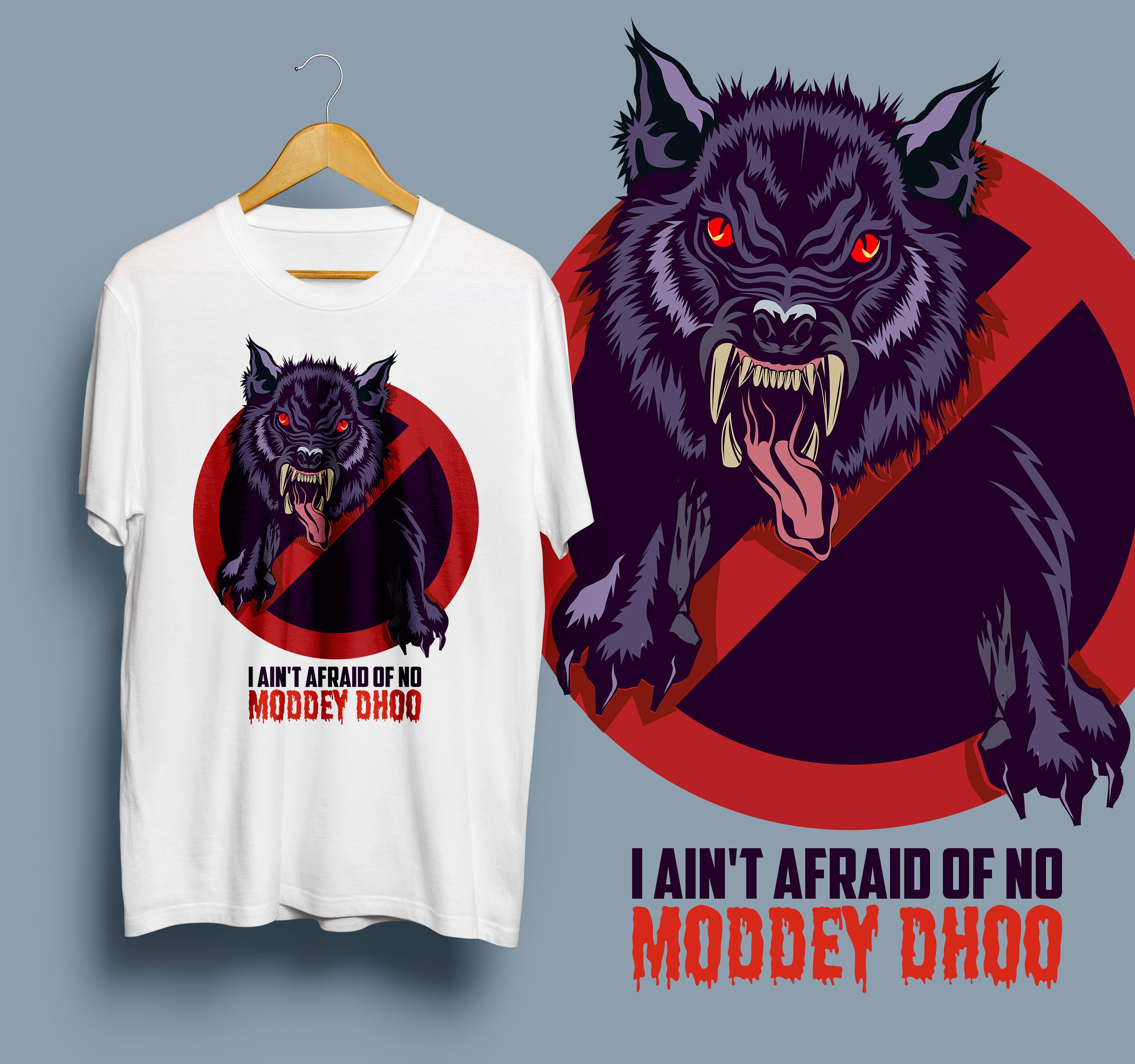 Moddey Dhoo I ain't afraid of no Moddey Dhoo T-Shirt | Etsy