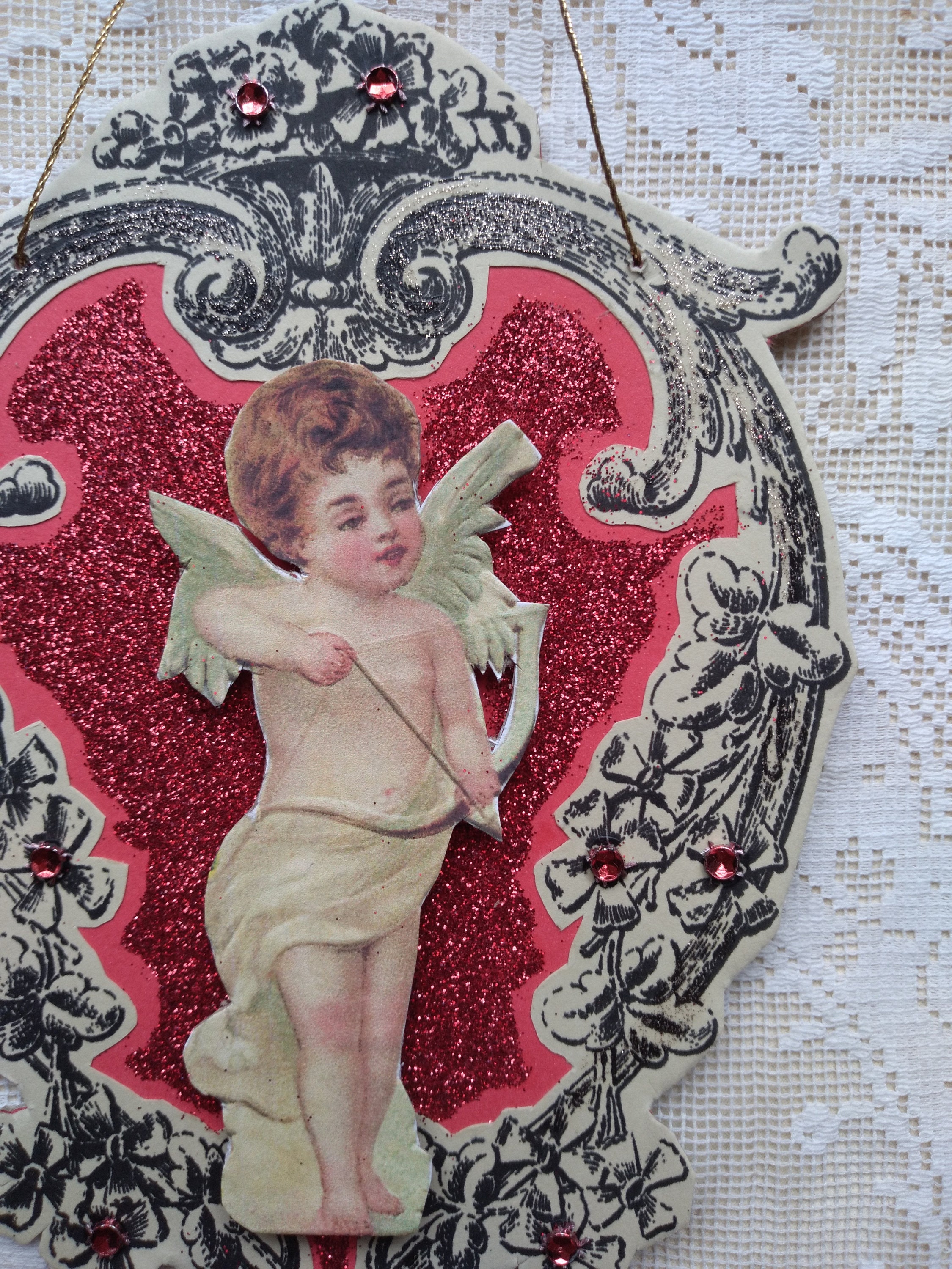 Antique Style Victorian Cupid Ornament/ Victorian Angel - Etsy