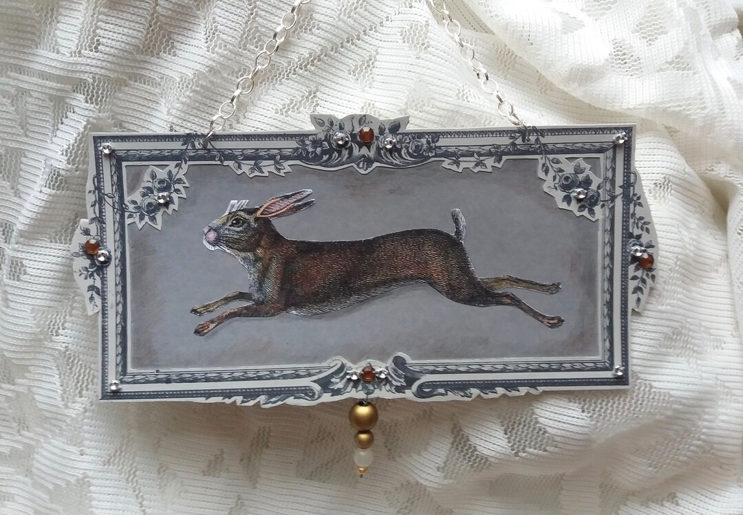Antique Style Rabbit Decoration, French Farmhouse, Farmhouse Decor ...