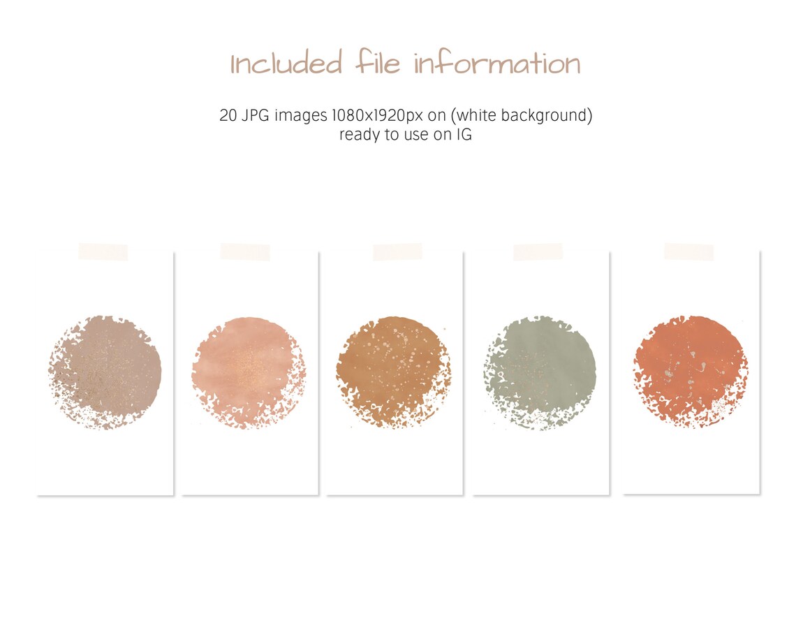 Boho Instagram Cover Icons Set of 20 Instagram Story Covers - Etsy