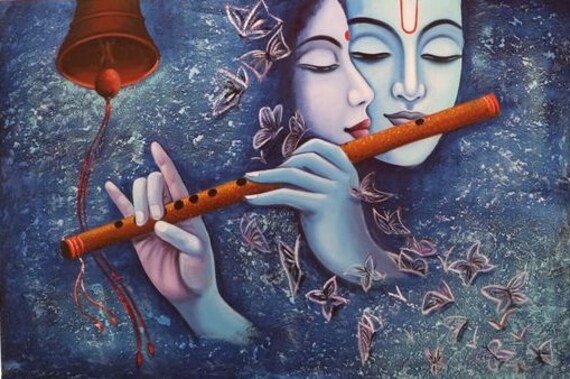 Shri Krishna With Flute
