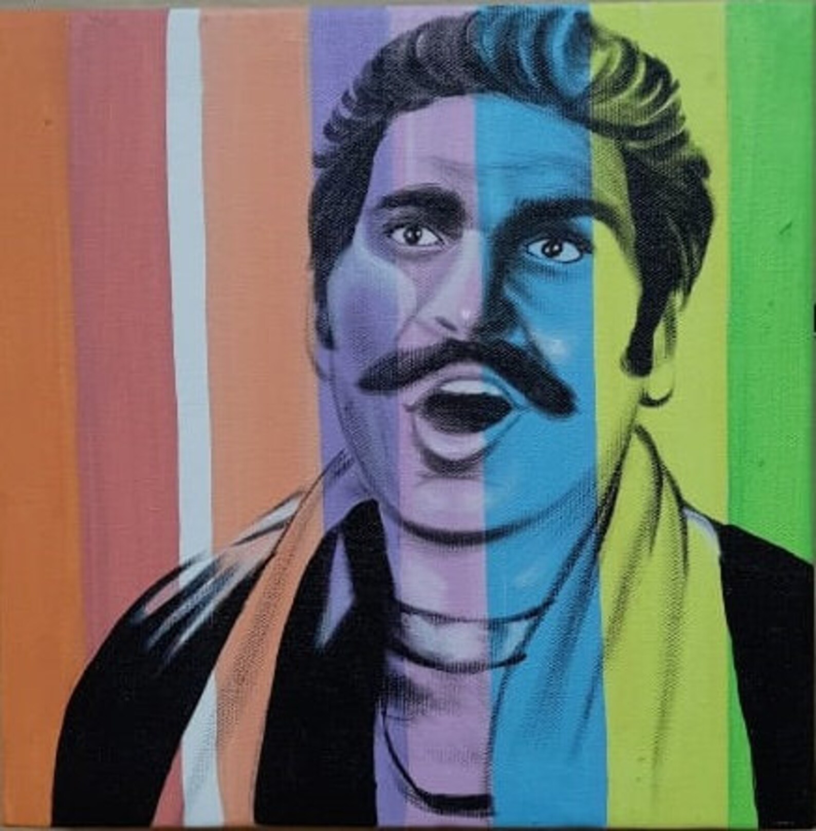 Mukesh Rishi POP Art Portrait on Canvas Without Frame - Etsy