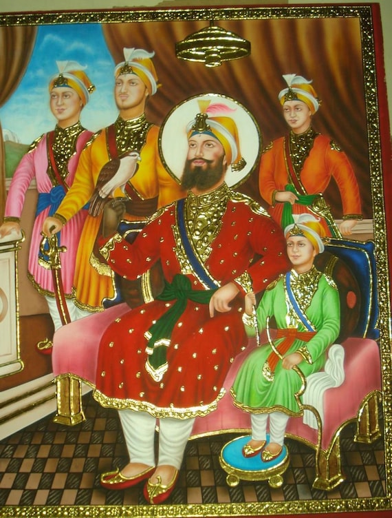 Guru Gobind Singh Ji And Sahibzade