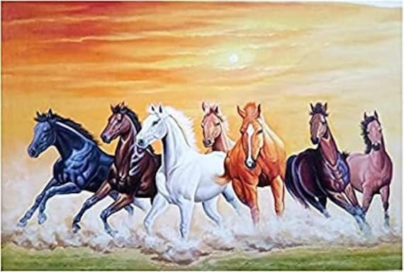 7 Horses Wallpaper Hd