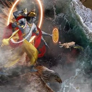 Krishna Hand Painted Painting on Canvas P (without Frame) - Etsy