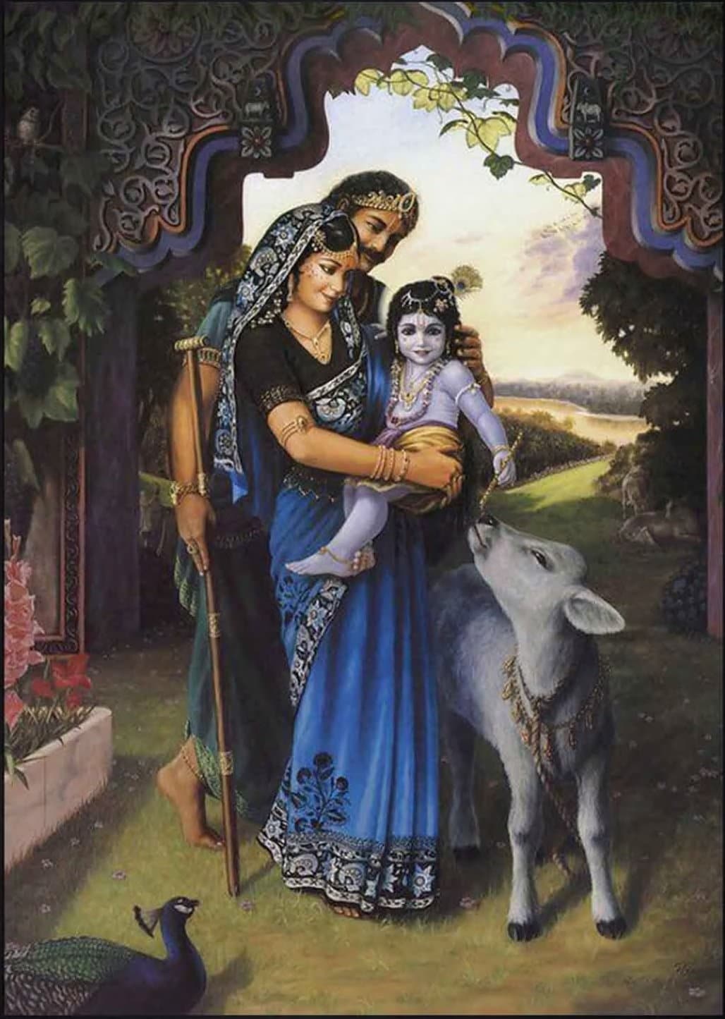 Krishna Yashoda Wallpaper Hd