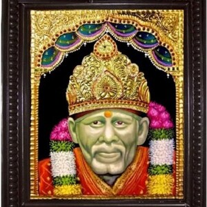 Saibaba Gridam Tanjore Painting With Frame - Etsy