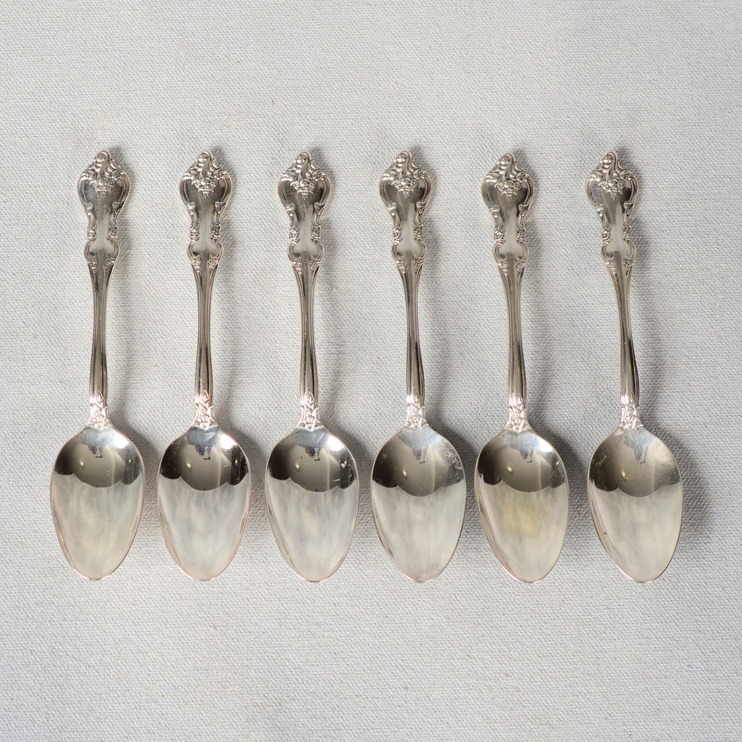 Set of 6 1847 Rogers "orleans" Silverplate 5 O'clock Spoons - Etsy