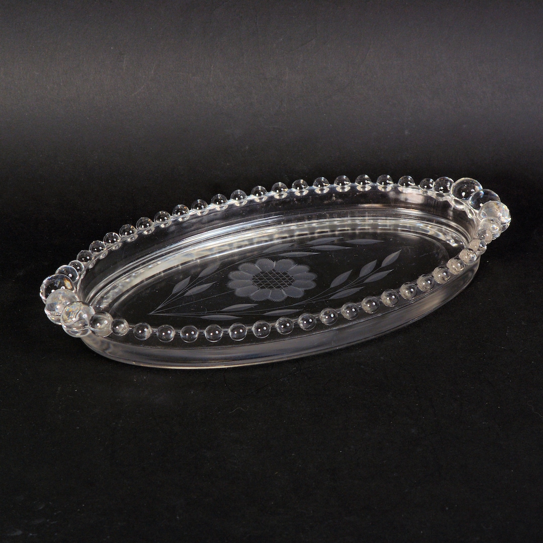 Cornflower Candlewick Tray - Etsy