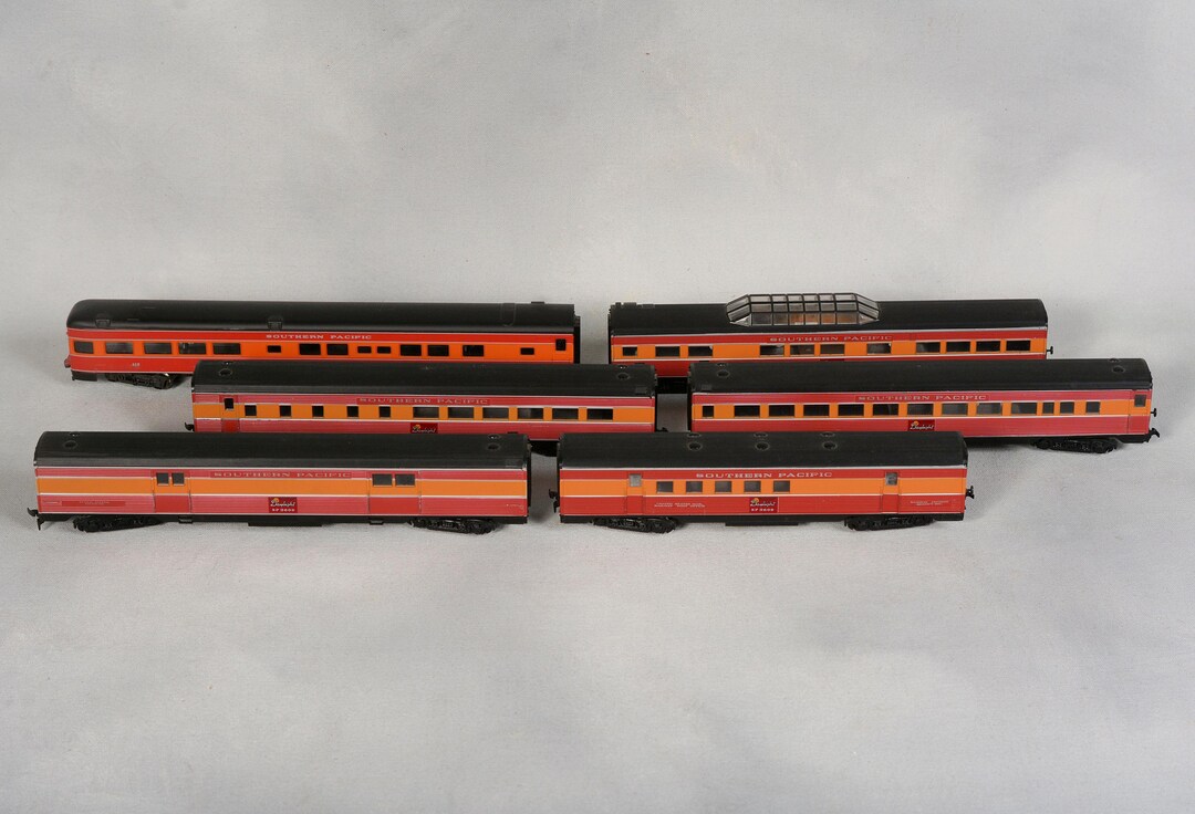 6 HO Rivarossi Chasse System Daylight Passenger Cars in Orange - Etsy